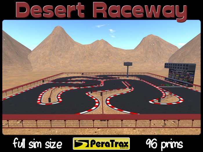 Second Life Marketplace - Desert Raceway Rezzer - full sim size ...
