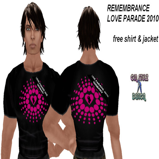 Second Life Marketplace - Free Shirt Remembrance Love Parade 2010*