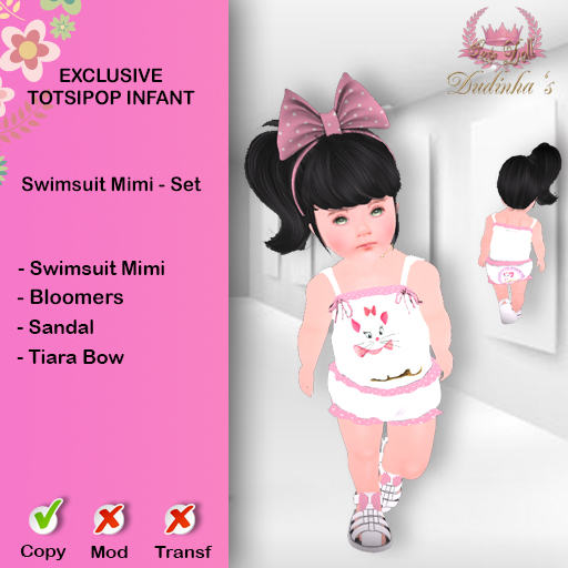 Second Life Marketplace - CDD-swimsuit/Mimi /SET TOT INFANT BOX