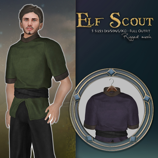 Second Life Marketplace - {KD} Kahli Designs - Elf Scout - Purple