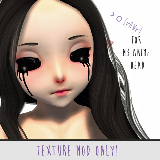 Second Life Marketplace - >:O {rAWr} Oozy Eyes + Tears for M3/Venus