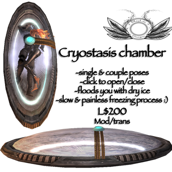Second Life Marketplace - Cryostasis pod - why suffer tiresome years ...