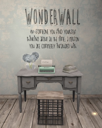 Second Life Marketplace - Wonderwall Decal