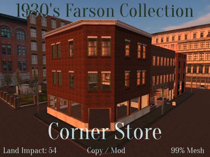 Second Life Marketplace - [Schultz Bros.] 1930's Farson Collection ...
