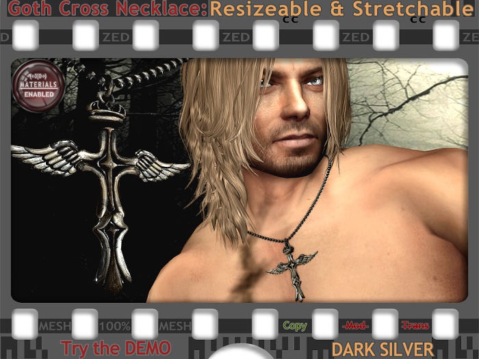 Second Life Marketplace - ZED MESH MATERIALS ENABLED: Dark Anodized ...