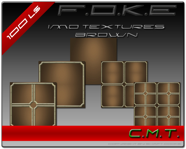 Second Life Marketplace - F.O.K.E. IMO Textures Pack Brown