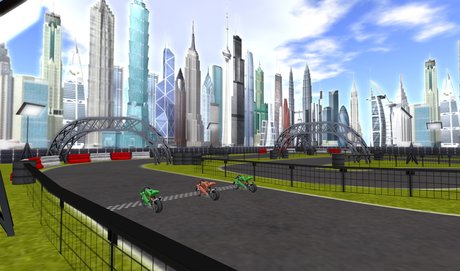 Second Life Marketplace - 1/4 SIM Skybox Raceway "Towers" - QUARTER SIM ...