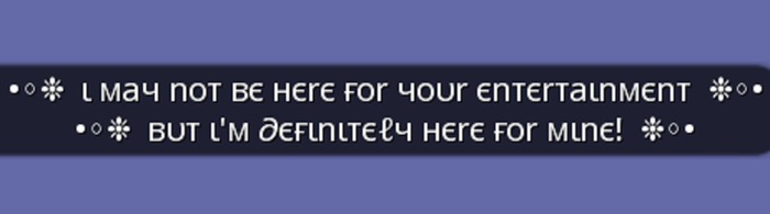 Second Life Marketplace - Not Here For Your Entertainment! - Gesture ...