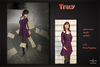 Second Life Marketplace - LUZ - Tracy coat dress purple - vendor