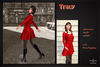 Second Life Marketplace - LUZ - Tracy coat dress red - vendor