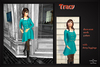 Second Life Marketplace - LUZ - Tracy coat dress teal - vendor