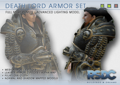 Second Life Marketplace - RSDC ARMOURY - DEATH LORD ARMOR