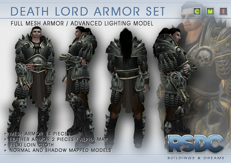Second Life Marketplace - RSDC ARMOURY - DEATH LORD ARMOR
