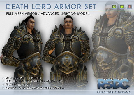 Second Life Marketplace - RSDC ARMOURY - DEATH LORD ARMOR