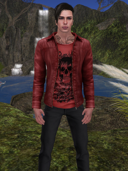 Second Life Marketplace - Canyon Leather Jacket Red