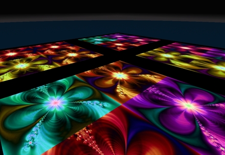 Second Life Marketplace - trippy flower design color changing dance floor
