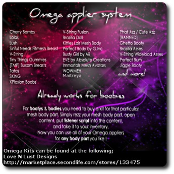 Second Life Marketplace - In Your Dreams - with Omegas, Lolas, & Slink ...