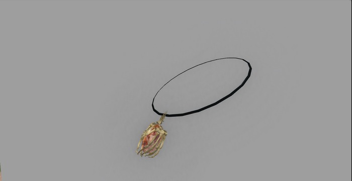 Second Life Marketplace - necklace bone hand charm