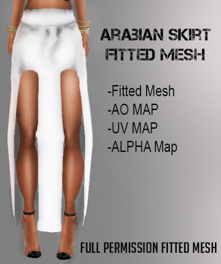 Second Life Marketplace Gok Full Perm Arabian Skirt Fitmesh Demo