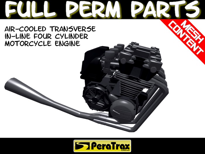 Second Life Marketplace - (PeraTrax) /// Motorcycle Engine Set 01 ...