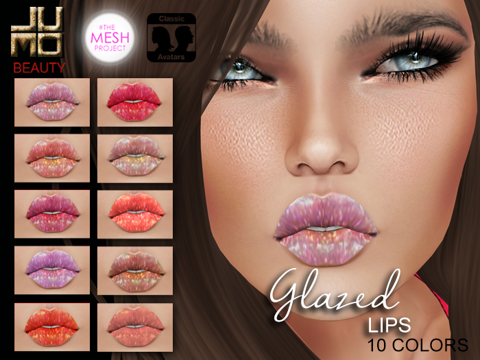 Second Life Marketplace - .:JUMO:. Glazed Lips - The Mesh Project
