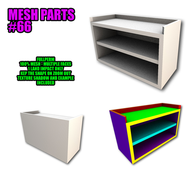 Second Life Marketplace - [SL]Mesh Parts 66 FULLPERM