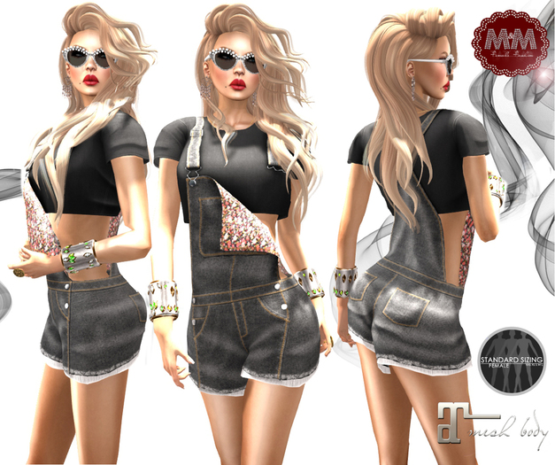 Second Life Marketplace - M&M-DEMO AMANDA JUMPSUIT MESH