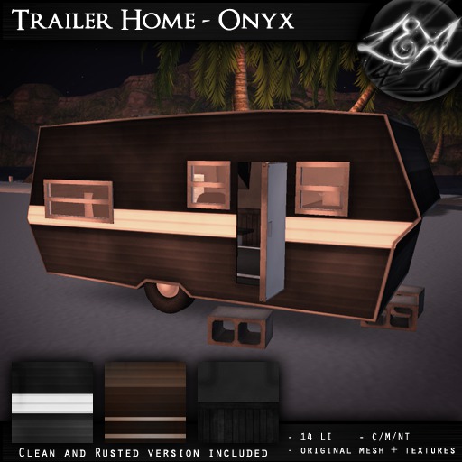 Second Life Marketplace - -LEXI- Trailer Home ~ Onyx