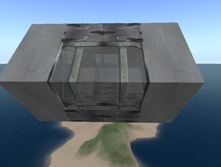 Second Life Marketplace - Scifi Space Box 30Lx20W 38 Prims Boxed