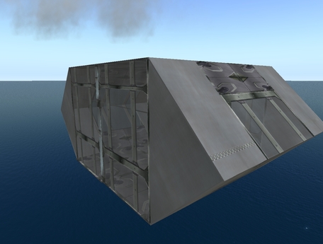 Second Life Marketplace - Scifi Space Box 30Lx20W 38 Prims Boxed