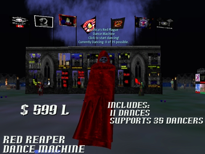 Second Life Marketplace - Red Reaper Dance Machine boxed