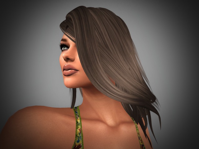 Second Life Marketplace - Linda hair brown - MESH