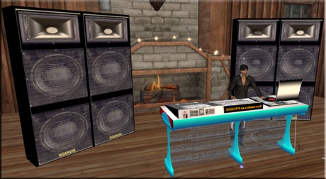 Second Life Marketplace - DJ Booth + Speakers and Includes Cool ...