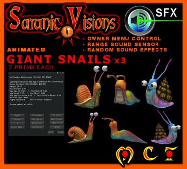 Second Life Marketplace - Animated Giant Snails