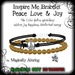 Second Life Marketplace - [MA] INSPIRE ME BRACELET (PEACE, LOVE & JOY ...