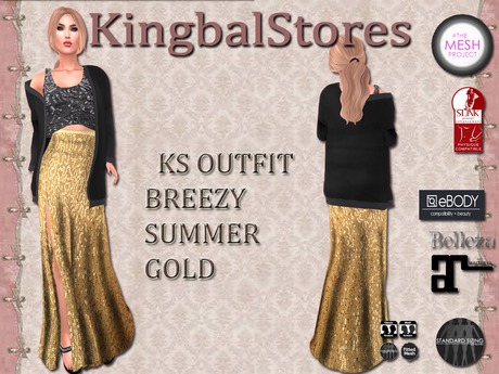 Second Life Marketplace - KS OUTFIT BREEZY SUMMER[FITMESH][MAITREYA ...