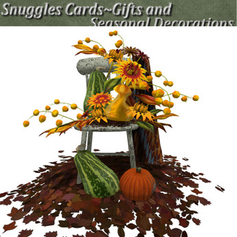 Second Life Marketplace - The Autumn Chair By Snuggles, Fall / Autumn ...