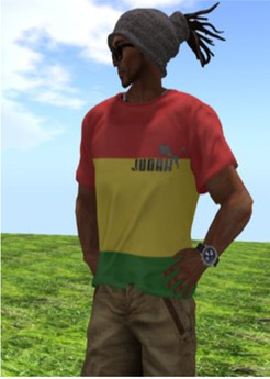 Second Life Marketplace - Male Reggae T-Shirt