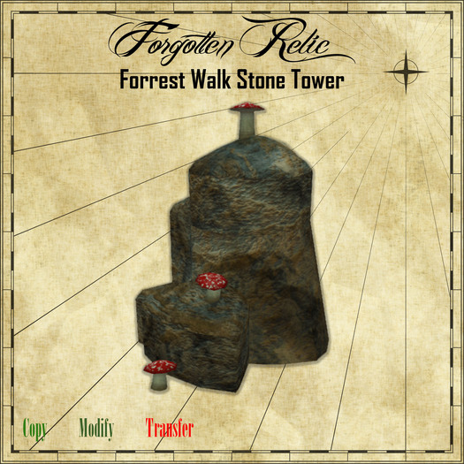 Second Life Marketplace - ~FR~ Forrest Walk Mushroom Stone Tower