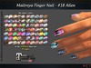 Second Life Marketplace - Nail Finger #18 Alien - Maitreya Applier - NAKA