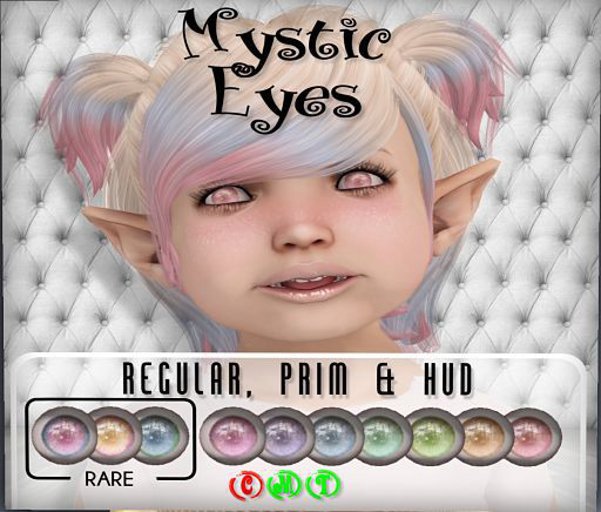 Second Life Marketplace - *CB* Mystic Eyes - 3 RARE