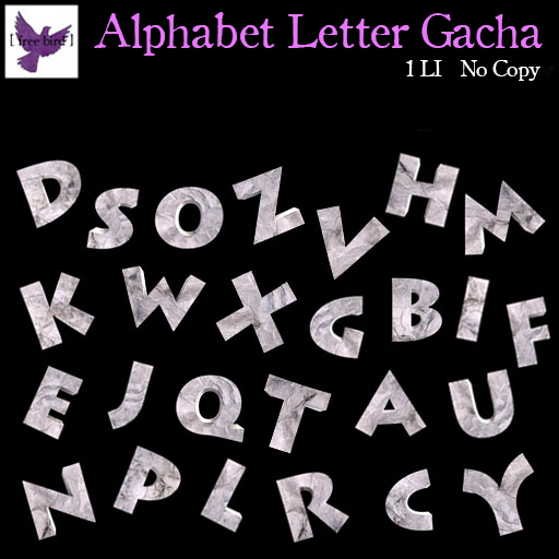 Second Life Marketplace - [ free bird ] Alphabet Trade-o-Rama 2 - Letter P