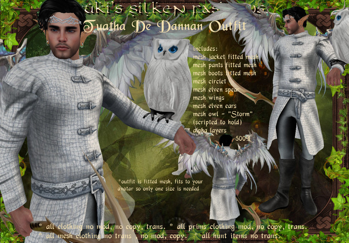 Second Life Marketplace - !~SSF~! Tuatha De Dannan Outfit -Mens