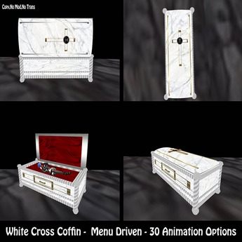 Open Vampire Coffin