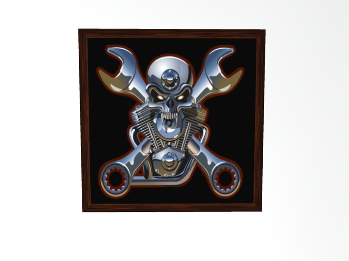 Second Life Marketplace - Evil Chrome Biker Picture