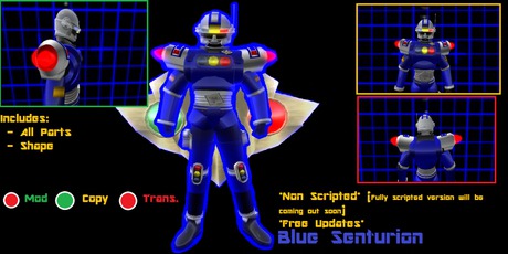 Second Life Marketplace - Blue Senturion [Boxed]