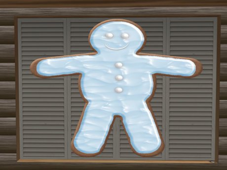 Second Life Marketplace - Gingerbread Man - Blue