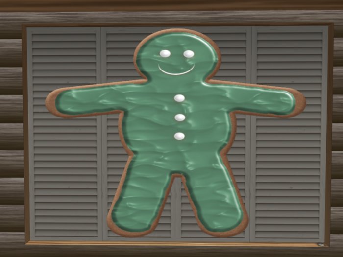 Second Life Marketplace - Gingerbread Man - Green
