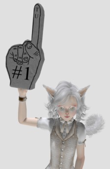 Second Life Marketplace - Wearable Mesh Foam Fingers with animation