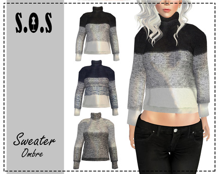 Second Life Marketplace - [S.O.S] Ombres Sweater DEMO